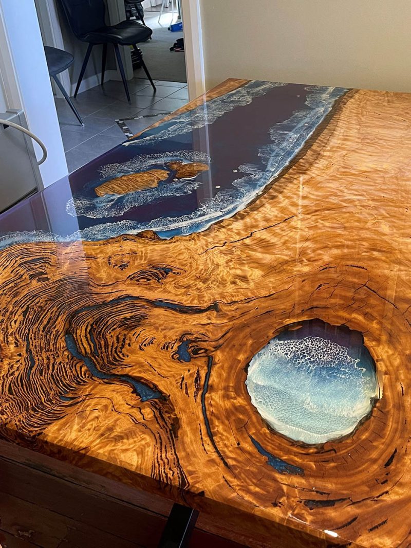 257 Epoxy Woodworking: Epoxy Australian Hardwood Furniture